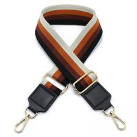 China Adjustable Tearproof Metal Bag Handles Polyester Wide Shoulder Strap ODM for sale