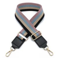 China Adjustable Tearproof Metal Bag Handles Polyester Wide Shoulder Strap ODM for sale