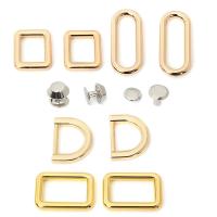 China Alalamu D Shaped Handbag Rings Hardware Colorfast For Harnesses for sale
