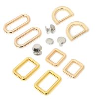 China Alalamu D Shaped Handbag Rings Hardware Colorfast For Harnesses for sale