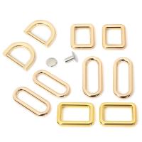 China Alalamu D Shaped Handbag Rings Hardware Colorfast For Harnesses for sale