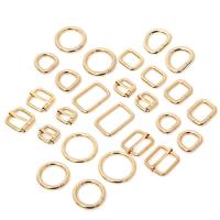 China Golden Multipurpose Handbag Rings Hardware D Ring Fadeless Stainless Steel ODM for sale