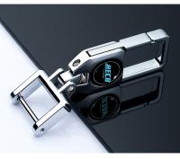 China Eco SS304 Automotive Car Keychain Holder Belt Anodized Polished for sale
