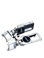 China Eco SS304 Automotive Car Keychain Holder Belt Anodized Polished for sale