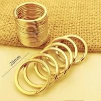 China Zinc Alloy Gold Plated Key Rings Holder Anti Corrosion Antirust ISO9001 for sale