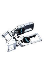 China Silver​ Durable Antirust​ Car Keyring Accessories Heavy Duty Carabiner Keychain for sale