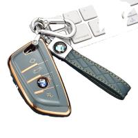 China Fadeless Leather Car Keychain Holder Zinc Alloy Fashionable for sale