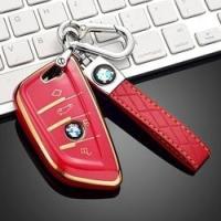 China Fadeless Leather Car Keychain Holder Zinc Alloy Fashionable for sale