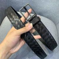 China Mens Black Brown Leather Braided Belt ISO9001 Anti Abrasion Tearproof for sale