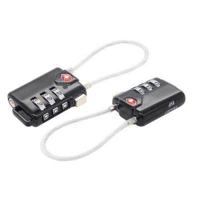China Resettable TSA Approved Luggage Locks Travel Sentry Padlocks Anti Abrasion for sale