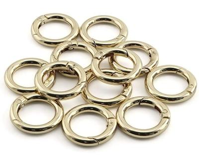 China Clip Snap Hooks Zinc Alloy Spring O Rings Buckles DIY Accessory Handbag Hardware for sale