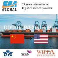 China Reliable China To USA FCL/LCL Shipping with Real-Time Tracking and 7-30 Days Delivery EXW/FOB/DDU/DDP for sale
