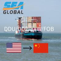 China FCL Sea Freight Shipping from USA to Ningbo, China with Secure Cargo Handling and 7-15 Business Days Delivery for sale