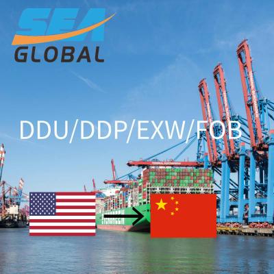 China Trusted Freight Forwarder with 24/7 Support for FCL Sea Transportation From USA to Shenzhen, China for sale