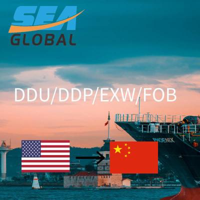 China Full Container Load Sea Freight Shipping from USA to Tianjin, China with 24/7 Online Support and Tracking Available for sale