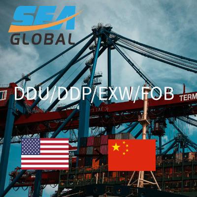 China FCL Sea Freight Shipping from USA to Qingdao with Professional Logistics Support and Multiple Dropoff Locations for sale