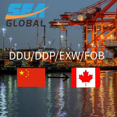 China Comprehensive FCL Ocean Transport From China To Vancouver With Weight and Volume Based Pricing and DDU/DDP/DAP/EXW/CIF/FOB Trading Terms Including Available Insurance Option for sale