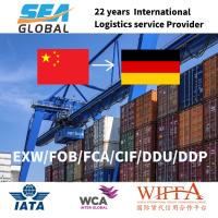 China China to Germany LCL Shipping | Door to Door DDP Service  DDU EXW CIF FOB for sale