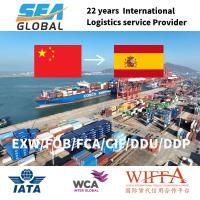 China China to Spain LCL Shipping | Door to Door DDP  DDU EXW FOB CIF Service for sale
