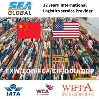 China Trusted LCL Ocean Freight China to USA | DDP Terms with Customs Clearance & Tracking for sale
