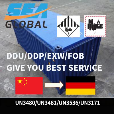China UN38.3 Certified Lithium Batteries | China to Germany LCL DDP Freight for sale
