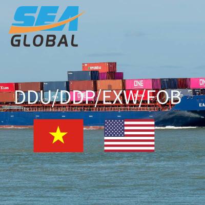 China Long Beach Port Sea Freight Full Container Load From Vietnam To USA Fast And Professional Cargo Transport for sale