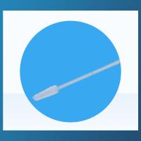 China HUACHENYANG Specimen Collection Swab Flocked Nasal Swab For Clinical Laboratories for sale