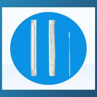 China Nylon Head HUACHENYANG Nasal Swabs Type 1  Specimen Collection Flocked Swab for sale