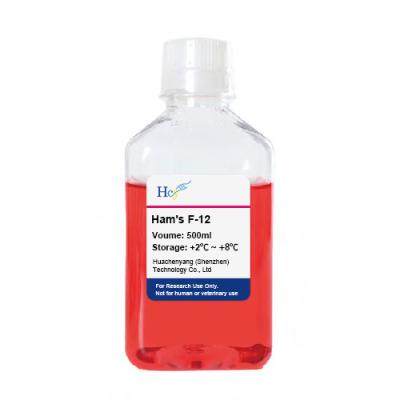 China 500ml DMEM Nutrient Mix F12 Ham'S F 12 Medium For Serum Free Culture for sale