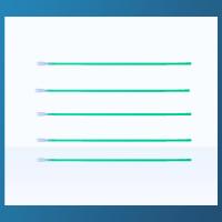China 15cm Disposable Medical Consumables ABS Rayon Pointed Cotton Swabs for sale