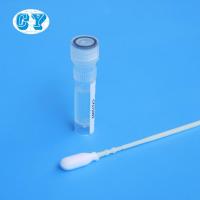 China MSDS Medical Specimen Collection Flocked Swab Sterile Foam Swab for sale