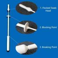 China ODM Portable Nylon Nasopharyngeal Flocked Swab For PCR Test Rapid Test for sale