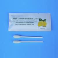 China Foam TOC CHG Swabsticks Individual Packaging White Medical Swab for sale