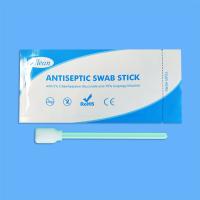 China Skin Cotton CHG Swabsticks Disposable Prepared Swab Applicator for sale