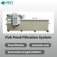 China Fish Pond Filtration System Filter Automatic Rotary Courtyard Fish Pond Purification Circulating Water Filter Box for sale