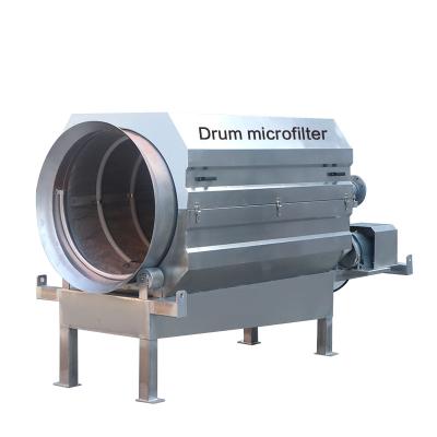 China Microfilter Sewage Treatment Drum Rotary Drum Automatic Cleaning Type for sale
