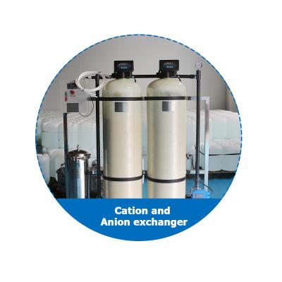 China Ion Exchanger CA CationAN Anion Exchange Equipment 3T Compound Bed Anion Column for sale