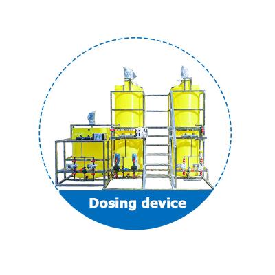 China Automatic Integrated Dosing Device With Mixer Metering Pump Polyaluminum Chloride Dosing Bucket Intelligent Dosing Equip for sale