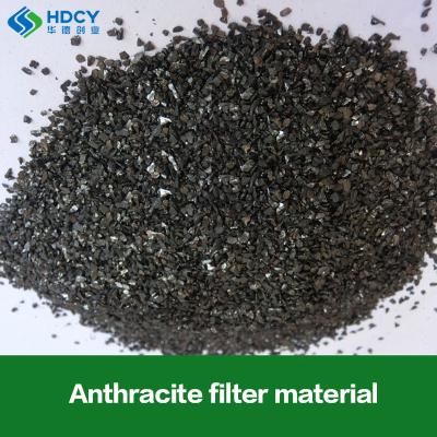 China Water Treatment Refined Anthracite Filter Material Drinking Water Purification Filtration Multi-media Filtration for sale