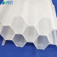 China Hexagonal Honeycomb Inclined Tube Packing For Industrial Sewage Purification Sand Removal Precipitation Filtration Treatment for sale