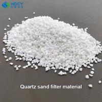 China Quartz Sand Filter Material Natural Quartz Ore Processed Water Purification Material for sale