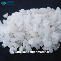 China Quartz Sand Filter Material Natural Quartz Ore Processed Water Purification Material for sale