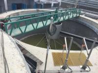 China Sewage Treatment Plant Mud Clarifier Settling Tank Bridge Sludge Scraper for sale