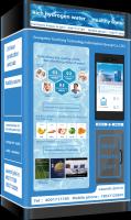 China 8 Inches Screen Smart Vending Machine Warm And Cold Pipeline  Bottle Countertop Water Coolers for sale