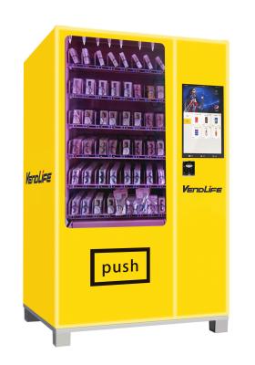 China Pink Lashes Hair Bundles Wigs Cosmetic Vending Machine Robot Advertising for sale