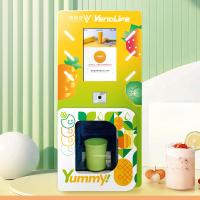China 24 Hour Mini Commercial Fruit Smoothie Vending Machine Kiosk, QR Code Payment Supported, OEM Customizable with SDK Interface for sale