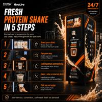 China Vendlife Smart Protein Powder Shake Vending Machine Unique Fitness Room Vending Machine Small Smart Vending Machine Modern Combi Tabletop Vending Machines For Gym Business for sale