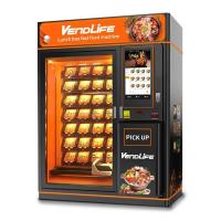 China Premade Intelligent Micro Supermarket  Commercial Hot Cold Refrigerated Bento Vending Machine Elevator Track Automatic Pizza Dumpling Food Vending Machine With 32 Inch Touch Screen Remote Temp Control for sale