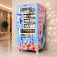 China 21.5 Inch Touch Screen Ice Cream Vending Machine -18°C Freezer Elevator Frozen Food Vending Machine With Card Reader & Remote Smart Management for sale