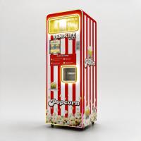 China Commercial Automatic Popcorn Vending Machine 24 Hours Unattended Self Service Cinema Popcorn Maker Multi Flavor Popcorn Dispenser For Mall Arcade Amusement Park Customizable for sale